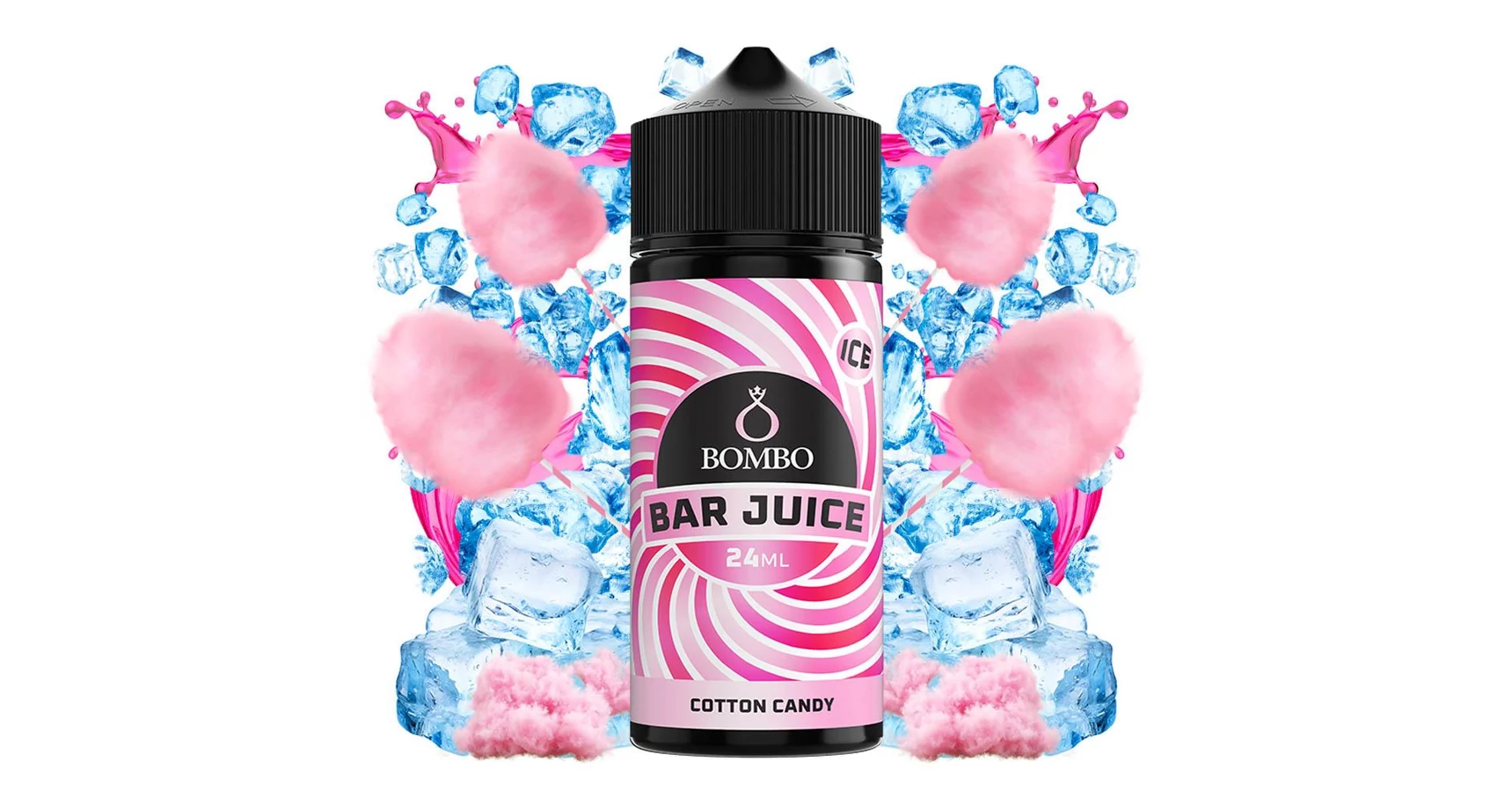 Bombo Bar Juice Cotton Candy 24ml/120ml Longfill