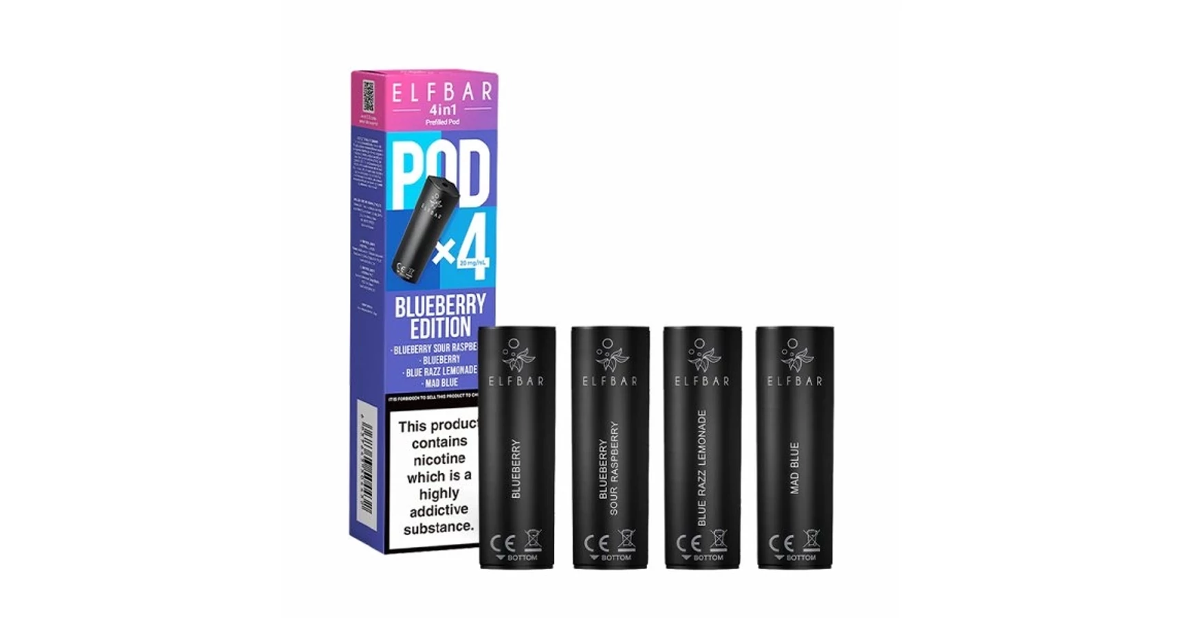 Elf Bar - 4 in 1 20mg 4xPOD